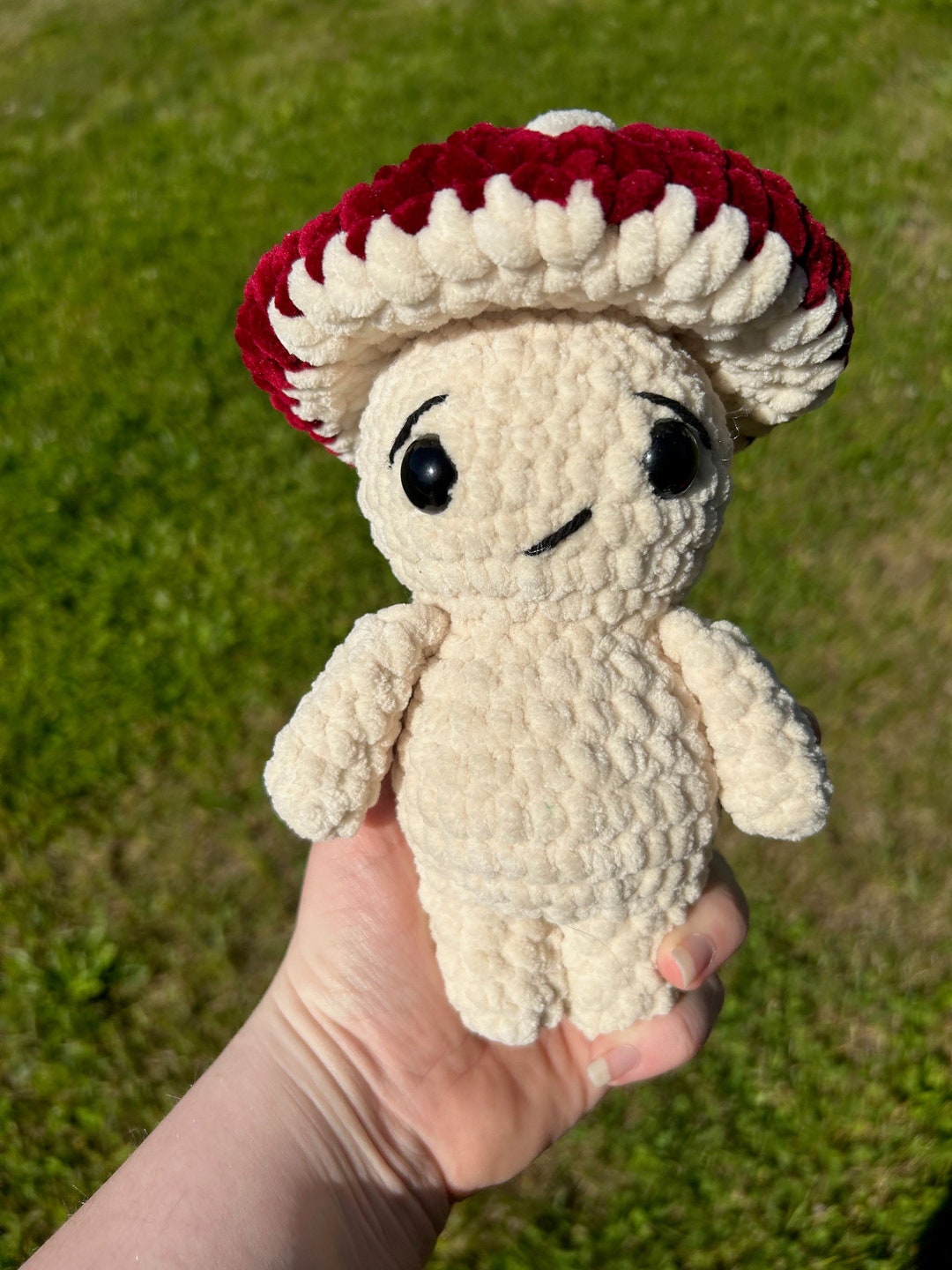 Crochet Mushroom Friend Amigurumi Mushi Boi, Gift, Forest, Fidget Toy ...