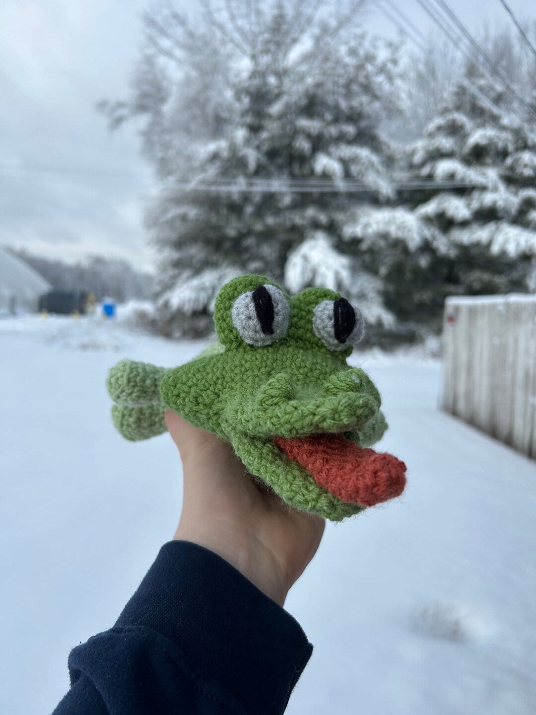 Crochet Clyde the Goofy Crocodile Stuffed Animal - Amigurumi, Swamp ...
