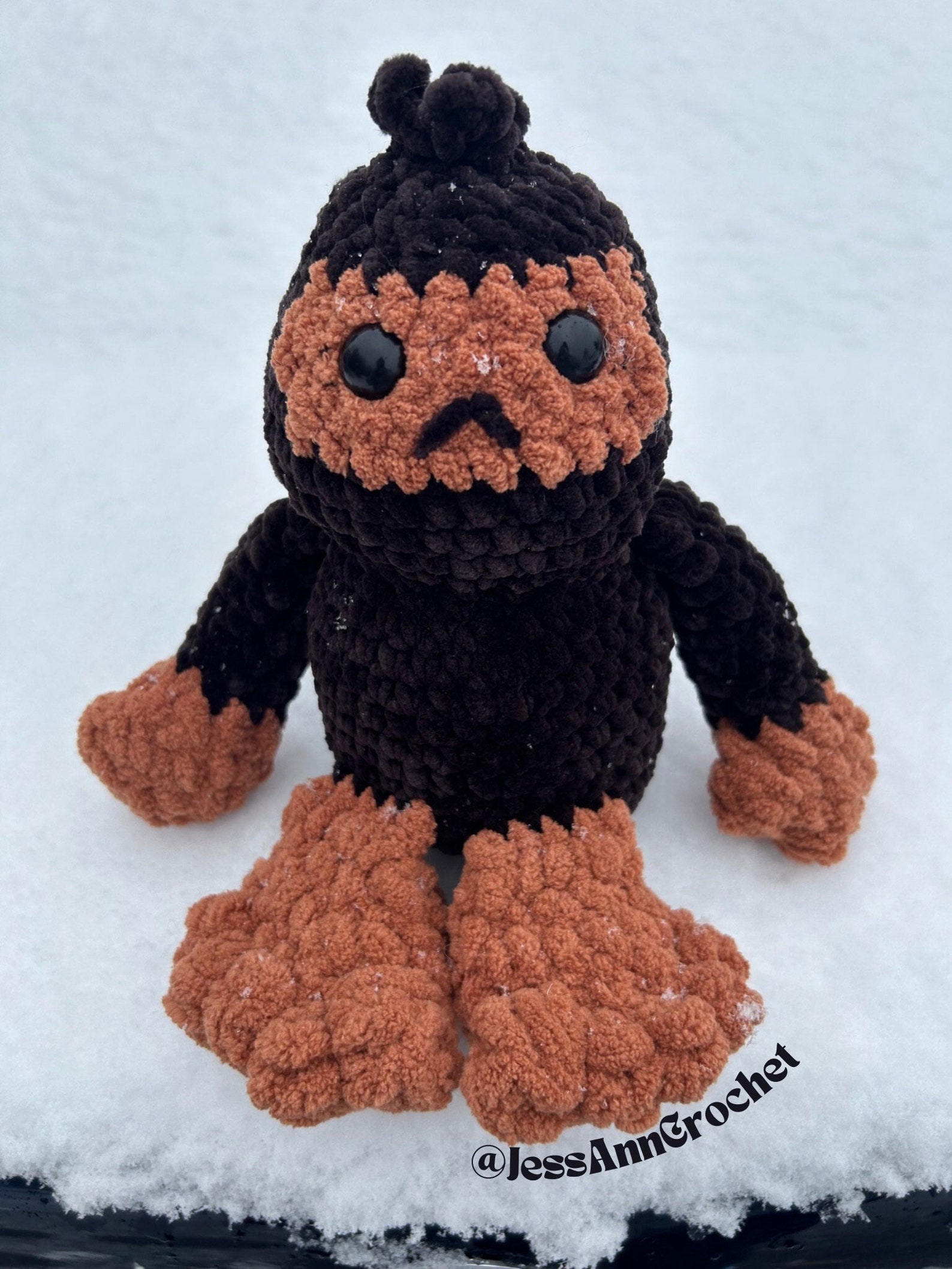 Crochet Sasquatch Stuffed Animal - Bigfoot Amigurumi - Birthday Gift - Etsy