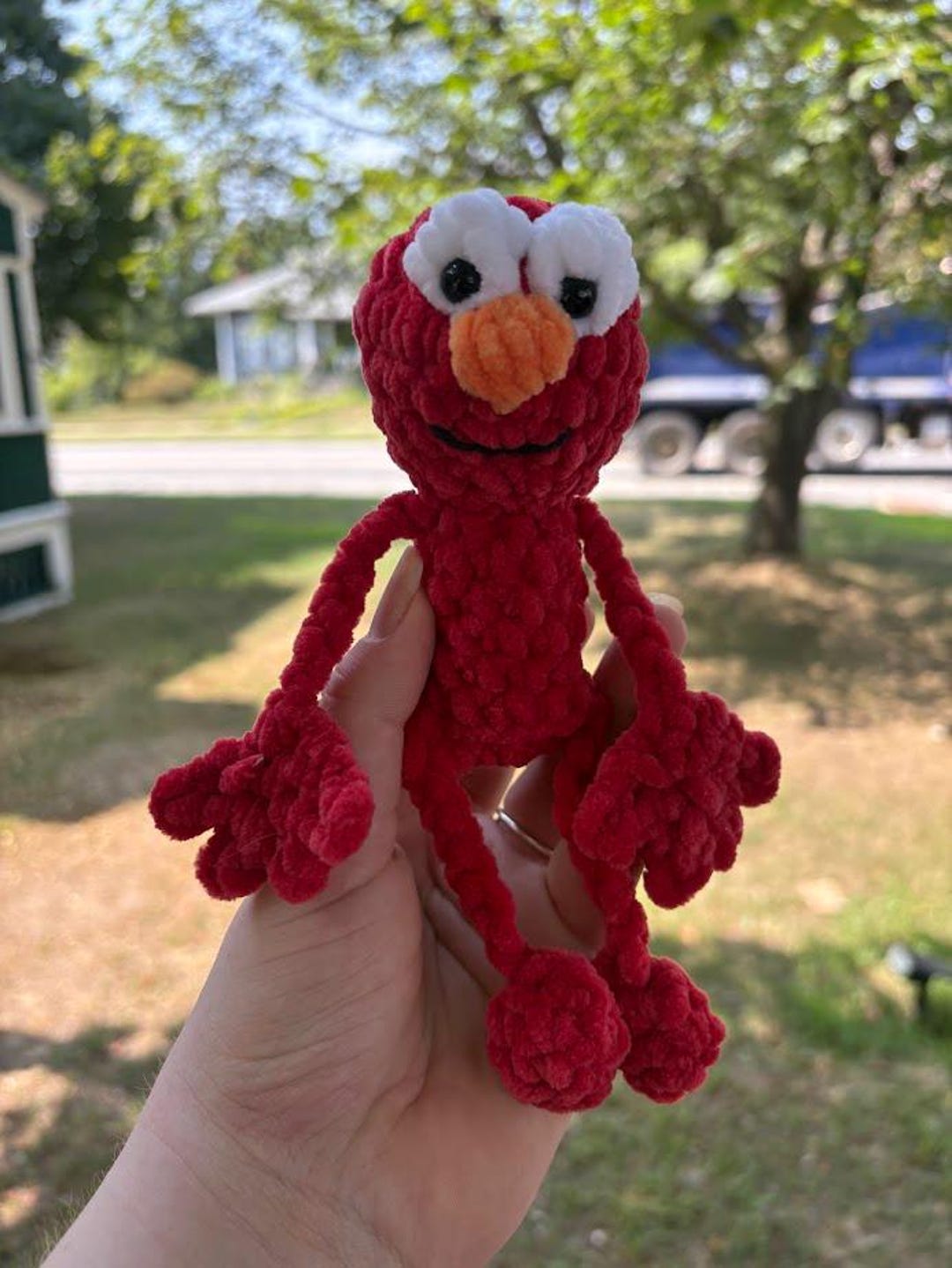 Crochet Red Monster - Sesame Street, Elmo, PBS, Gift, Toy - Etsy
