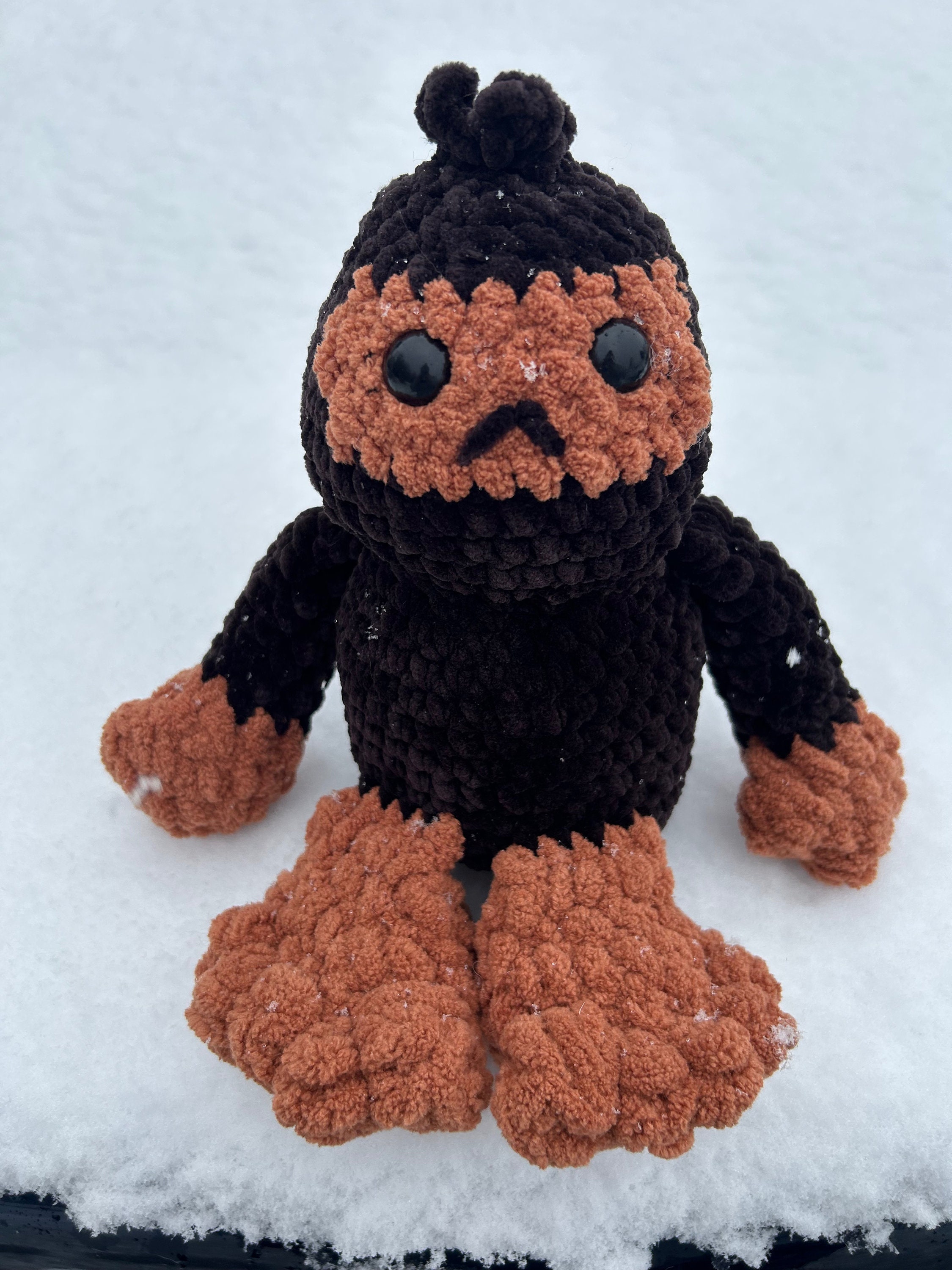 Crochet Sasquatch Stuffed Animal - Bigfoot Amigurumi - Birthday Gift - Etsy