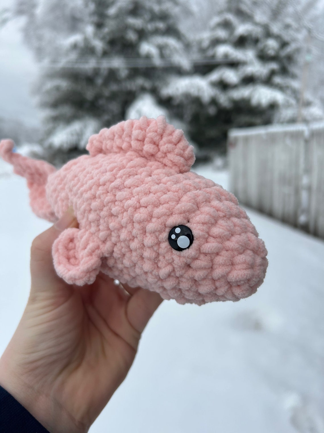 Crochet Fish Stuffed Animal Kawaii Fish Amigurumi Water Plushie - Etsy