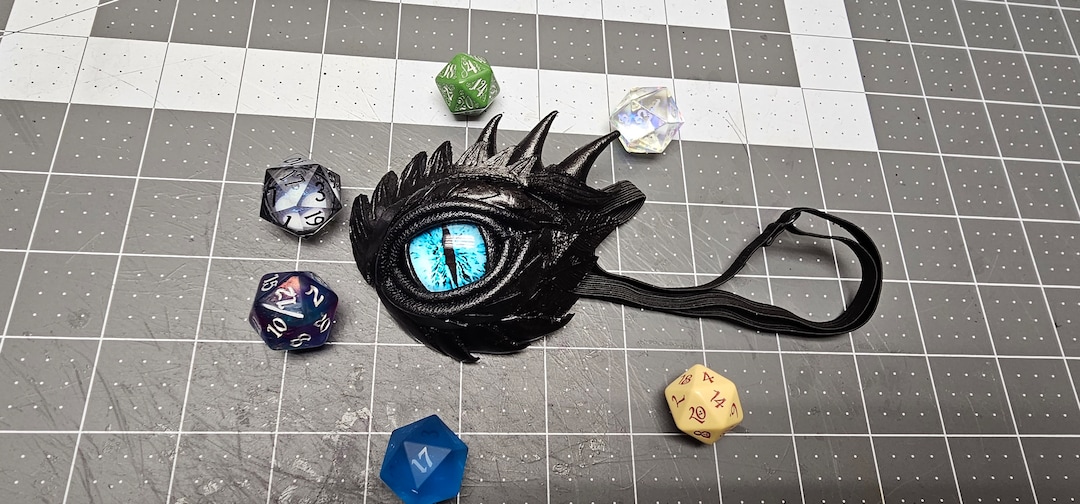 Eye Patch, Dragon Eye Patch, Dragon, LARP, Cosplay, Steampunk Eye Patch ...