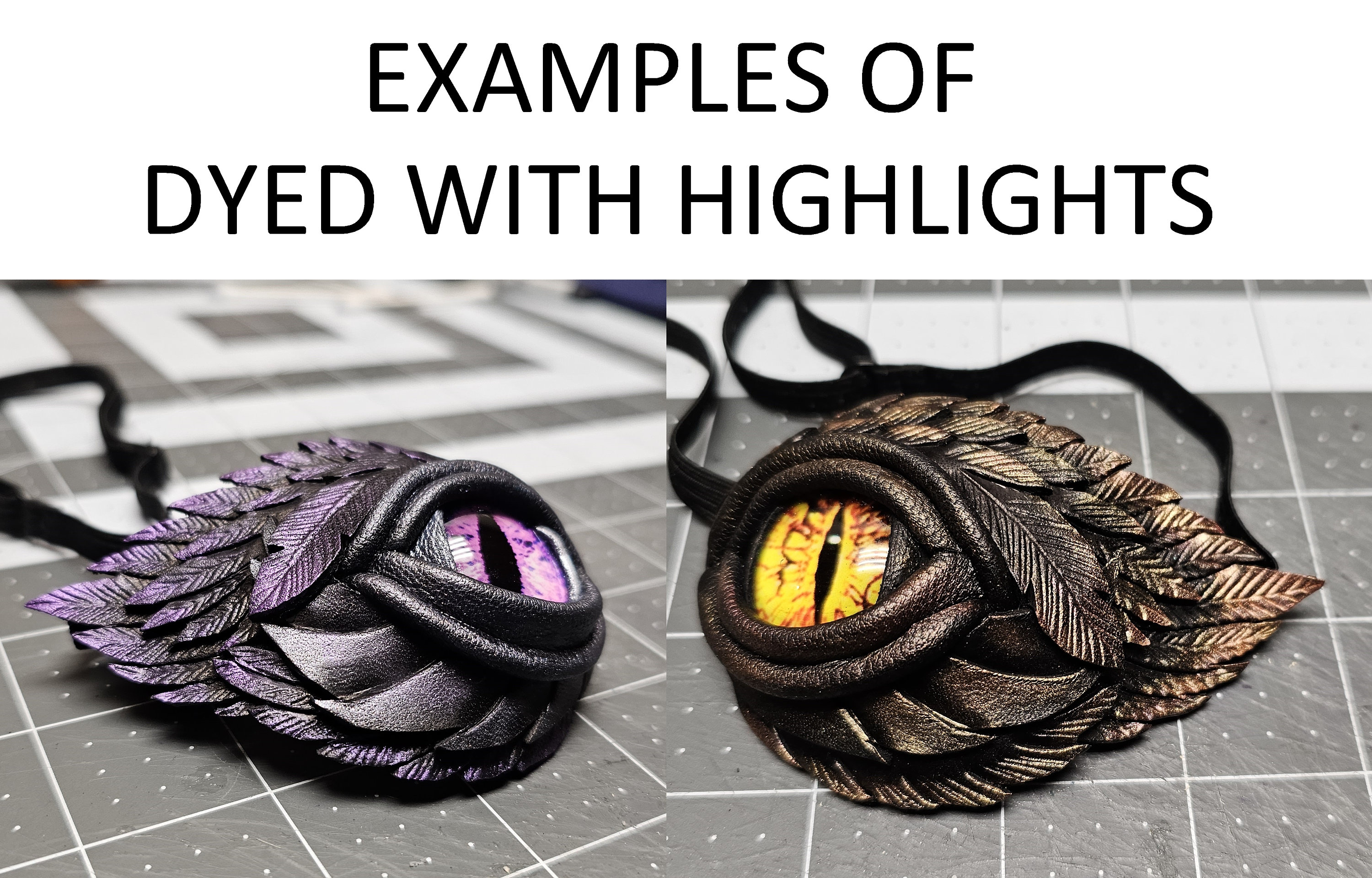 Eye Patch, Dragon Eye Patch, Dragon, LARP, Cosplay, Steampunk Eye Patch ...