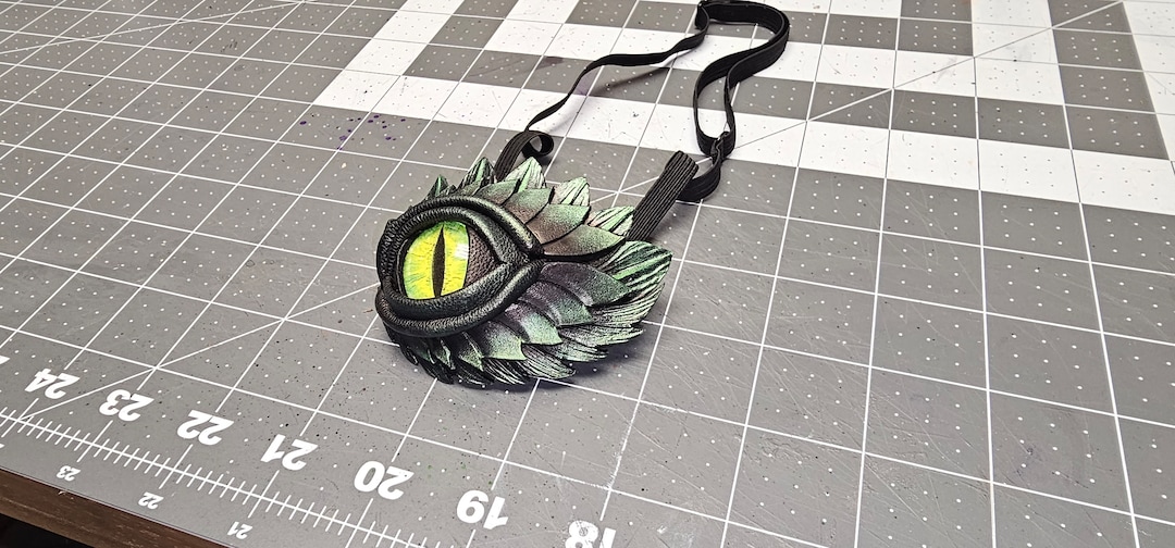 Eye Patch, Dragon Eye Patch, Dragon, LARP, Cosplay, Steampunk Eye Patch ...