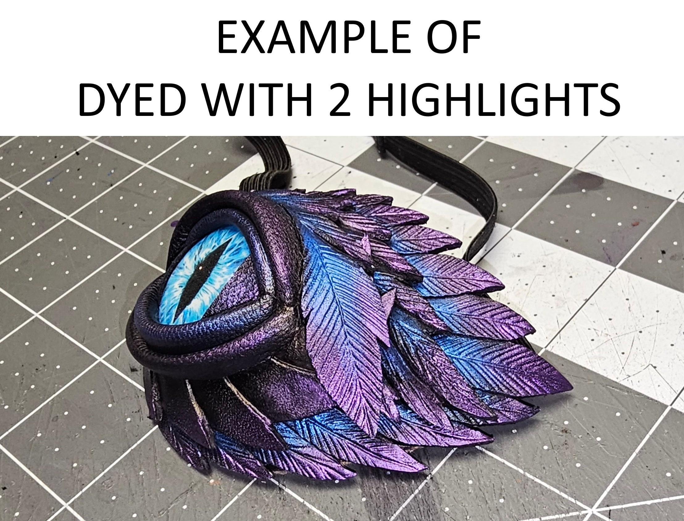 Eye Patch, Dragon Eye Patch, Dragon, LARP, Cosplay, Steampunk Eye Patch ...