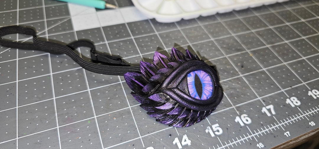 Eye Patch, Dragon Eye Patch, Dragon, LARP, Cosplay, Steampunk Eye Patch ...