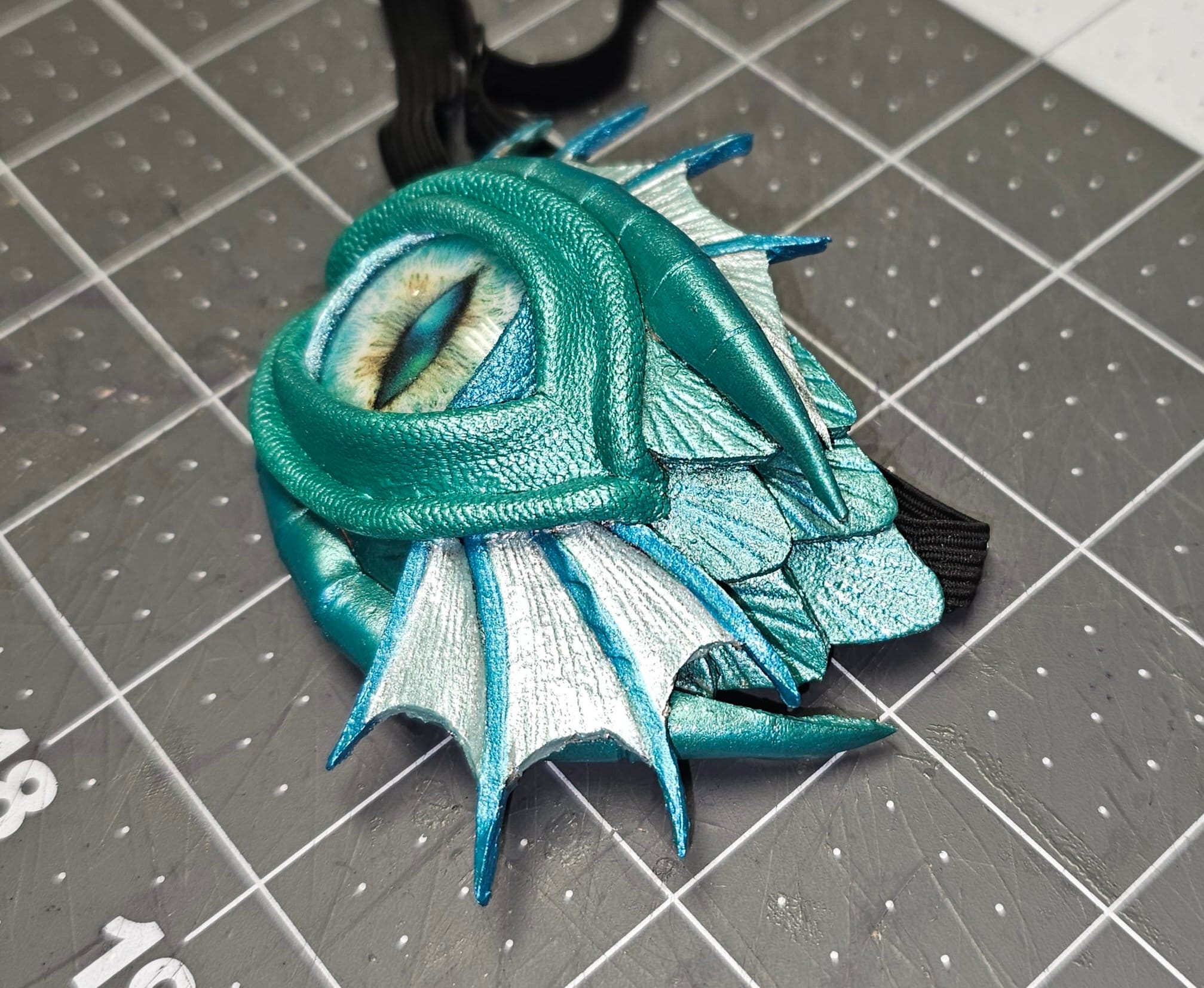 Eye Patch, Dragon Eye Patch, Dragon, LARP, Cosplay, Steampunk Eye Patch ...