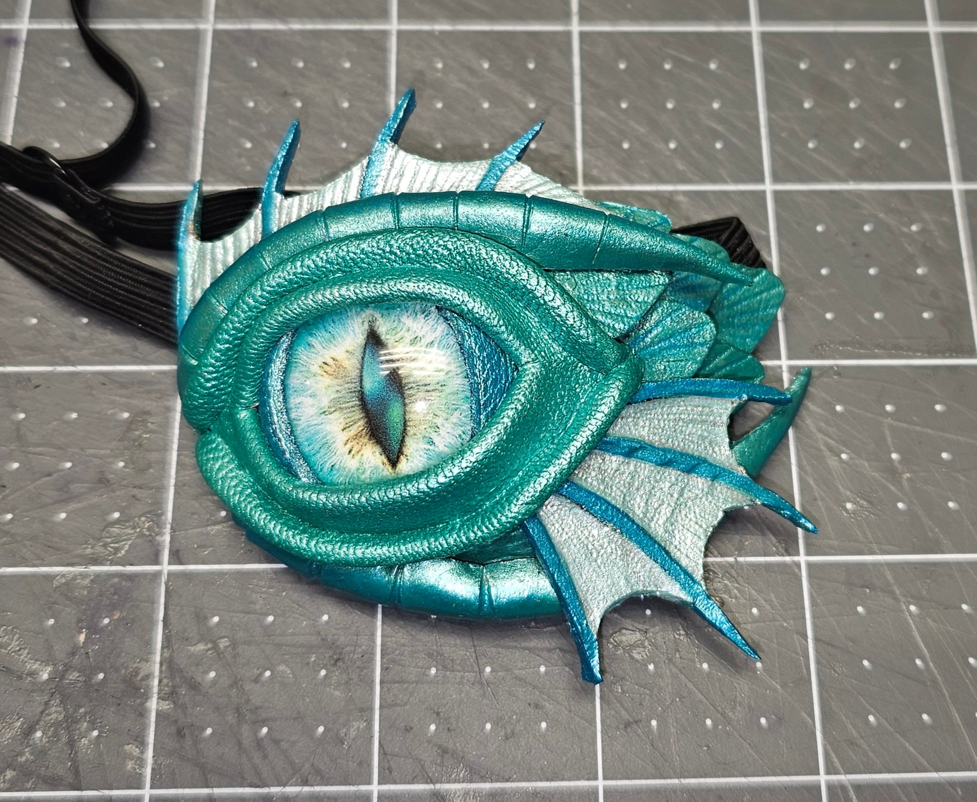 Eye Patch, Dragon Eye Patch, Dragon, LARP, Cosplay, Steampunk Eye Patch ...