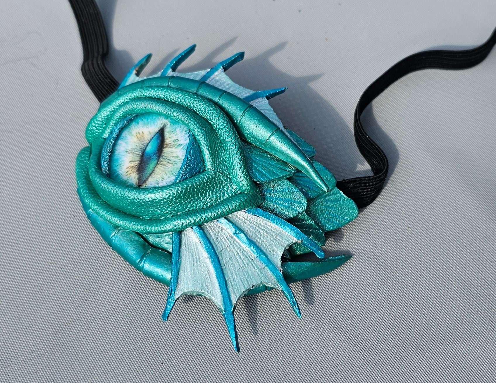 Eye Patch, Dragon Eye Patch, Dragon, LARP, Cosplay, Steampunk Eye Patch ...