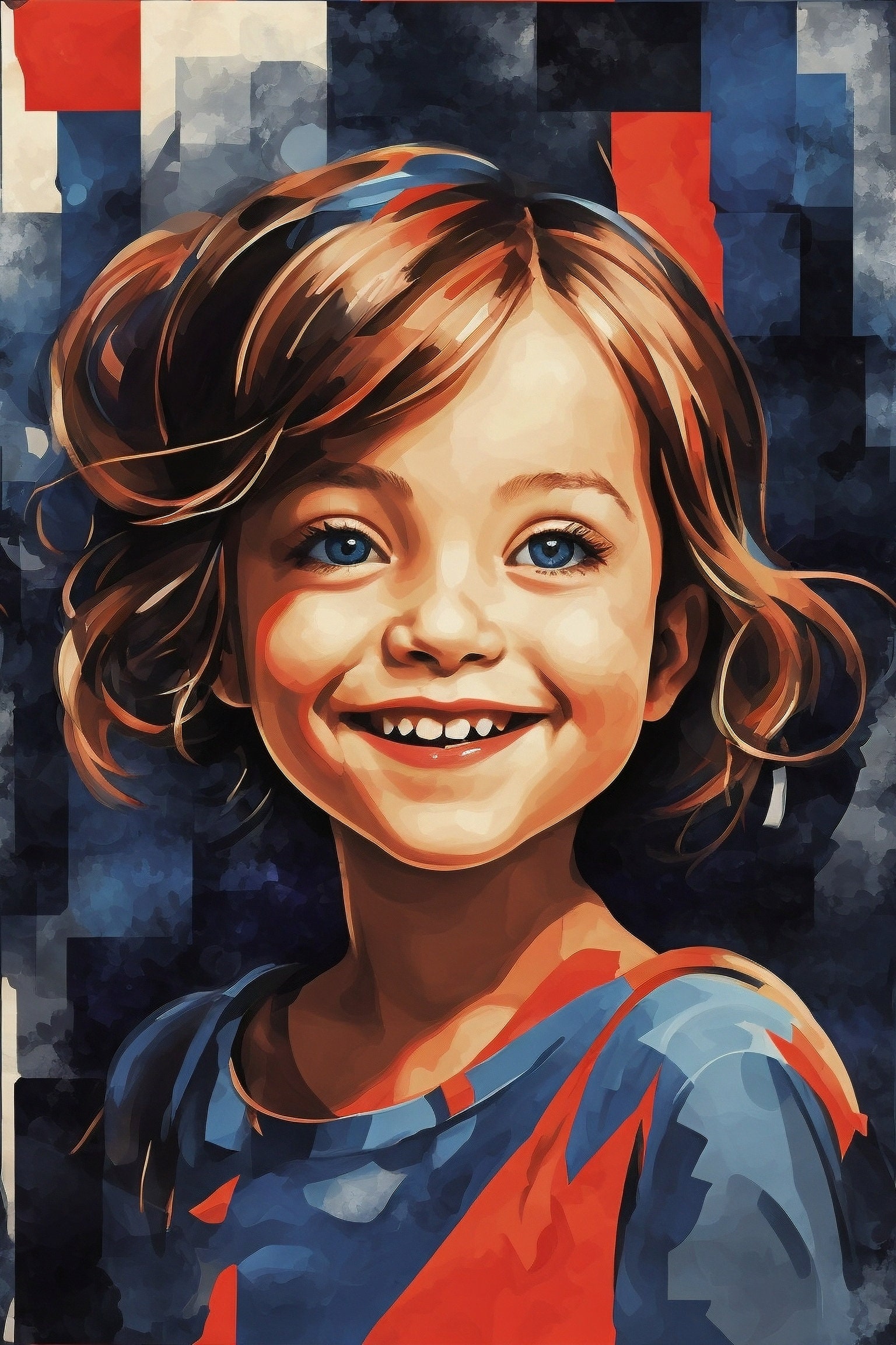 Little Girls Face Drawing