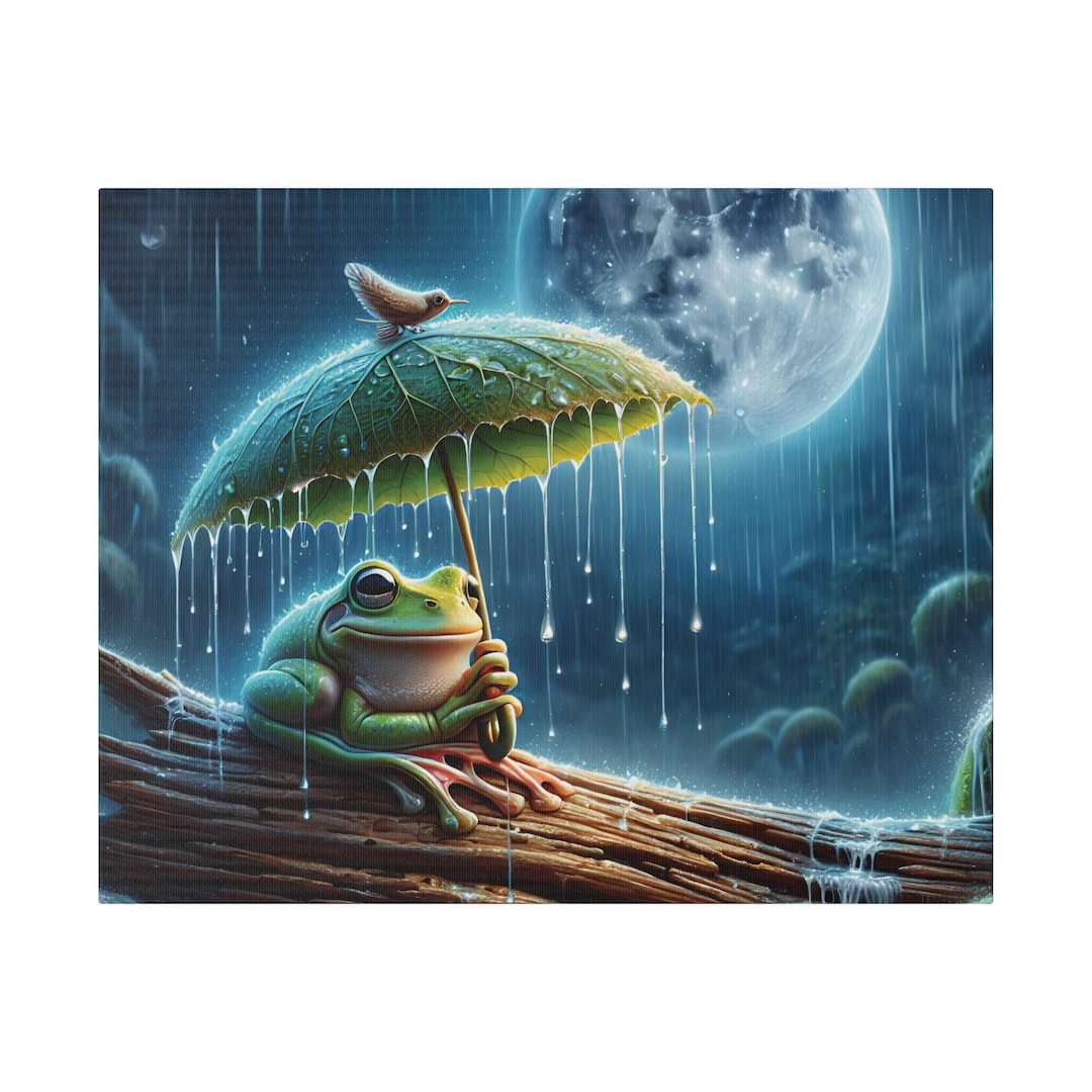 Matte Canvas, Stretched, 0.75 FROG Print Canvas Art Canvas Wall Art ...