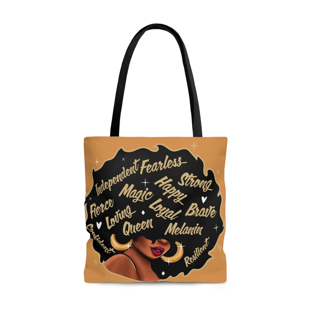 Black Queen Tote Bag Etsy