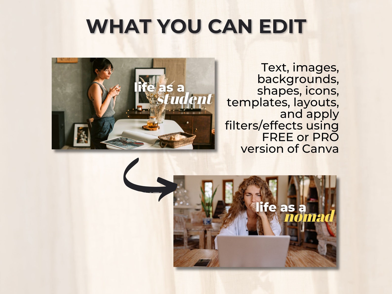 Youtube Influencer Vlogger Thumbnail Templates Kit | Animated Intro and ...