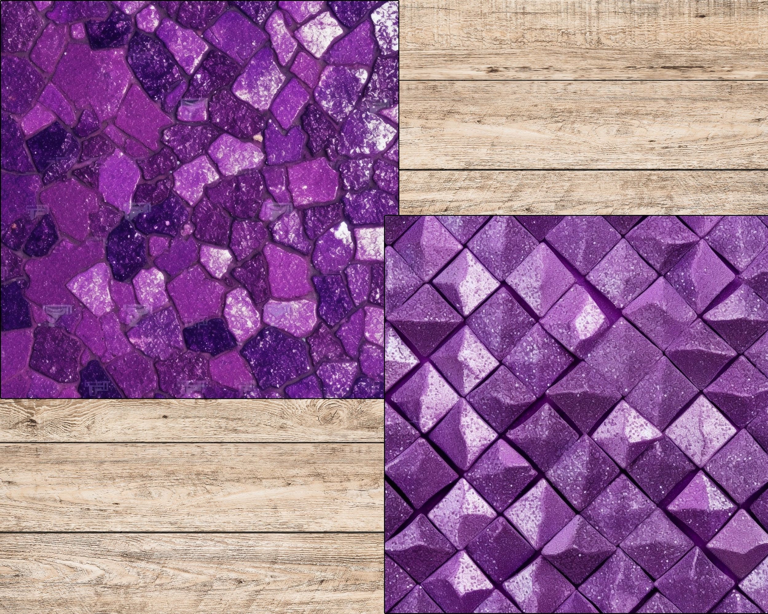 Luxury Purple Textures Digital Paper, Seamless Purple Glitter, Purple ...