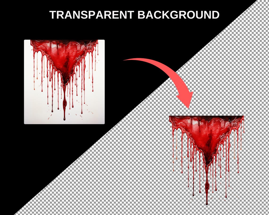 Blood Watercolor Drip Clipart, Printable Paint Splash Png, Vampire ...