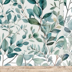 Watercolor Eucalyptus Patterns, Eucalyptus Print, Eucalyptus Leaves ...