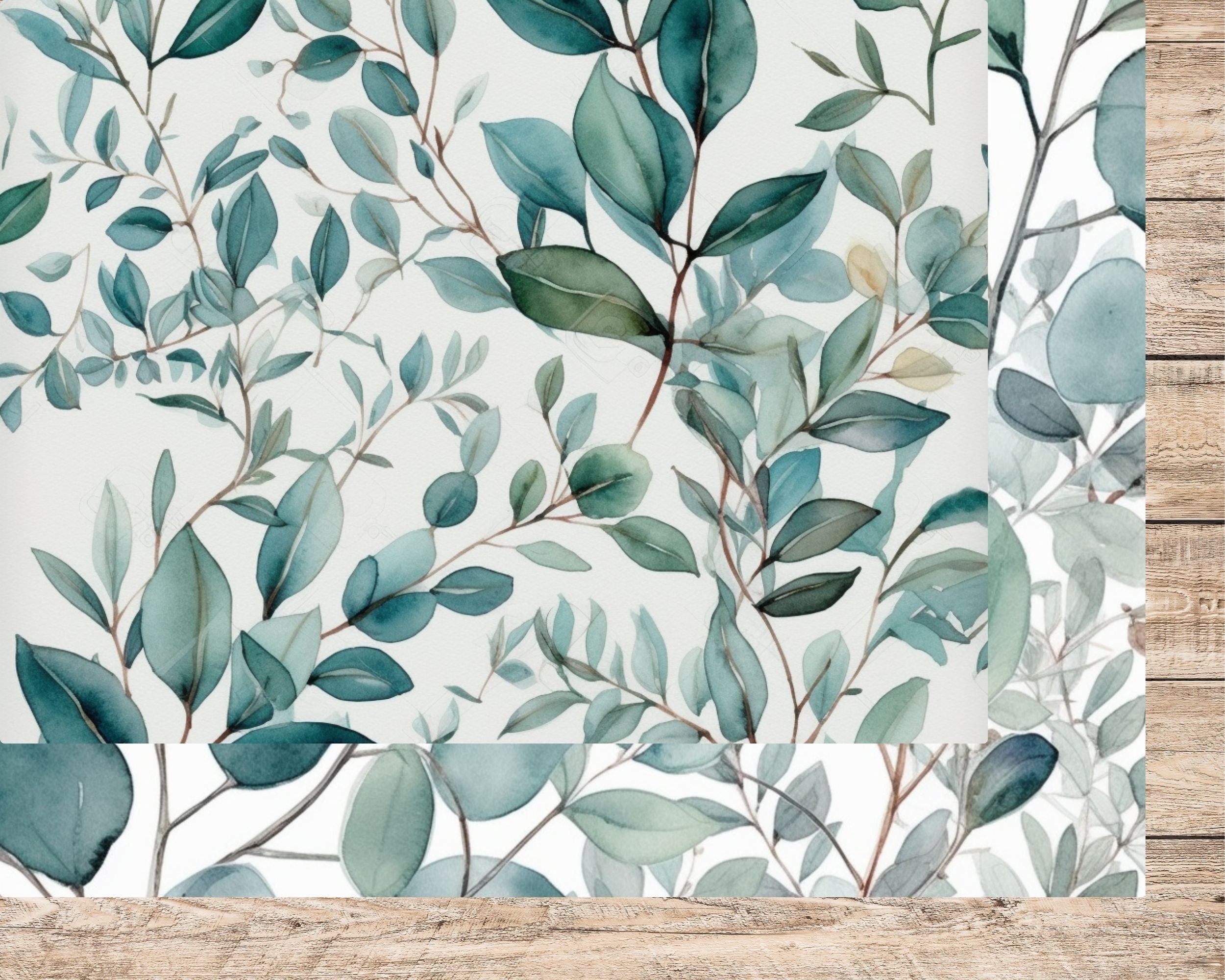 Watercolor Eucalyptus Patterns, Eucalyptus Print, Eucalyptus Leaves ...