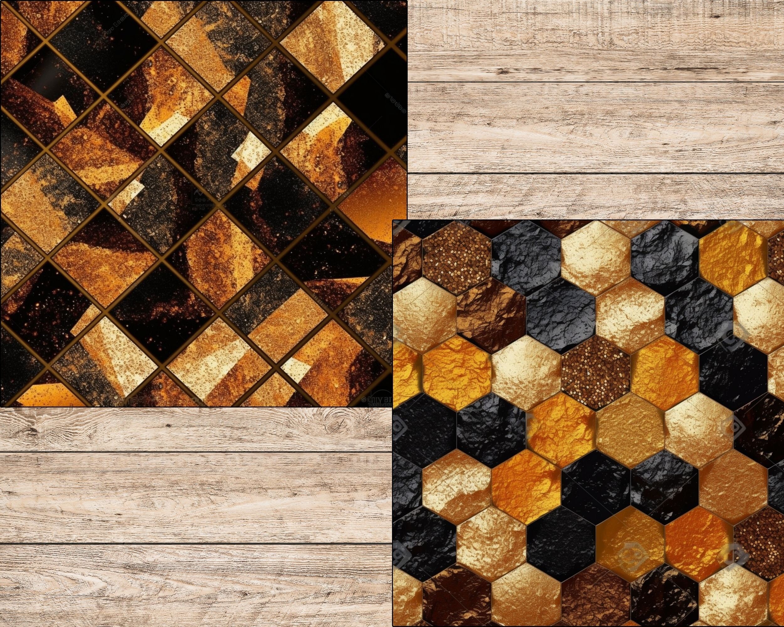 Luxury Bronze Digital Paper, Seamless Metallic Textures, Bronze Glitter ...