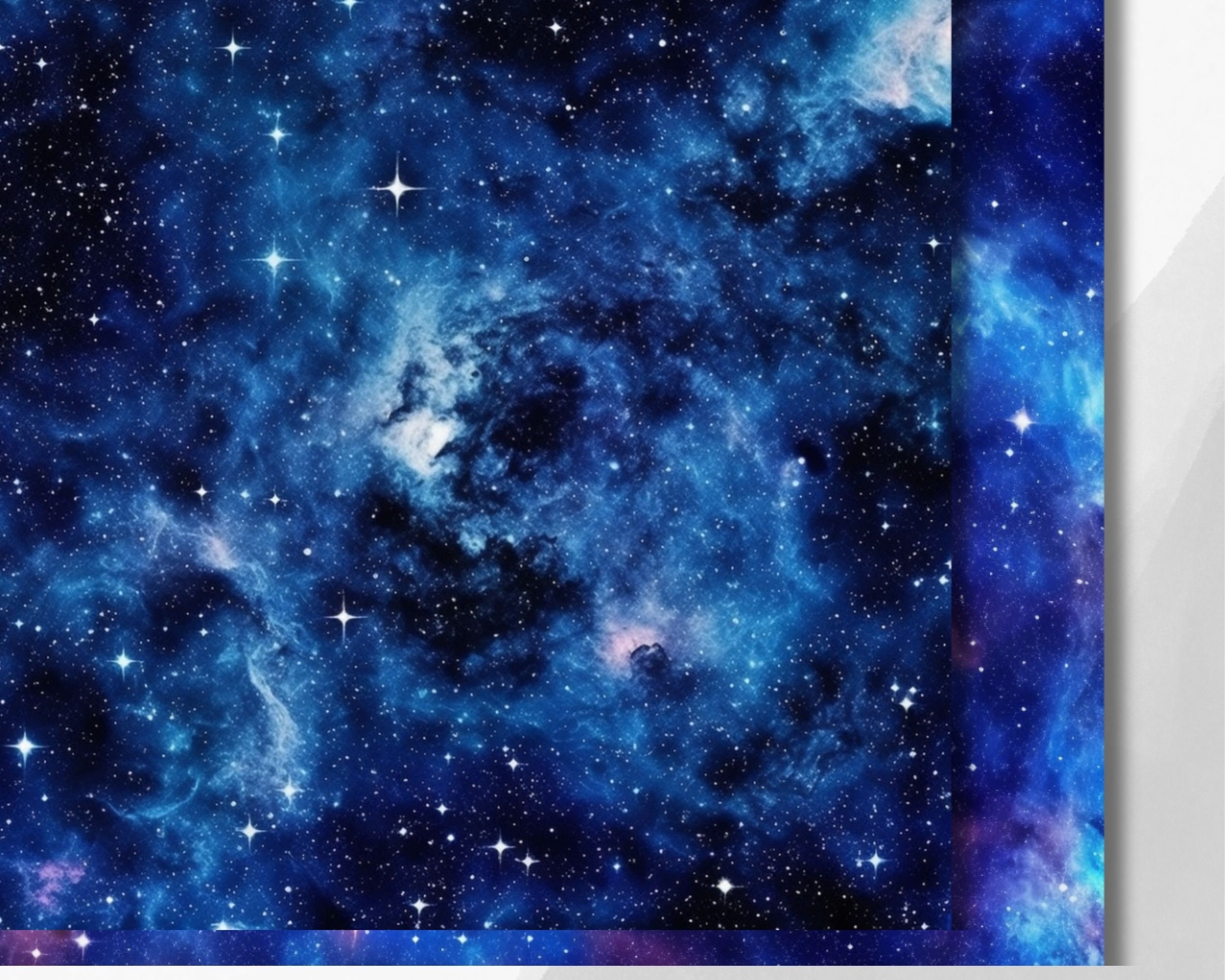 Ultramarine Galaxy Backgrounds Digital Paper - Outer Space Textures ...
