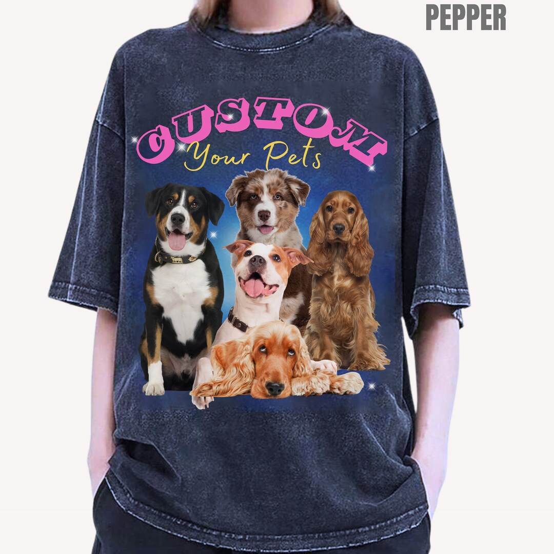 Personalized Bootleg Rap Tee, Vintage Dog Shirt,personalized Vintage T ...