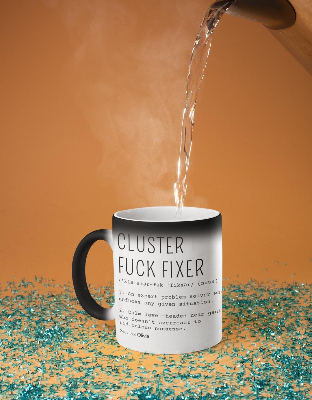 Cluster Fuck Mug Custom Coffee Cup for Coworkers, Funny Boss Gift ...
