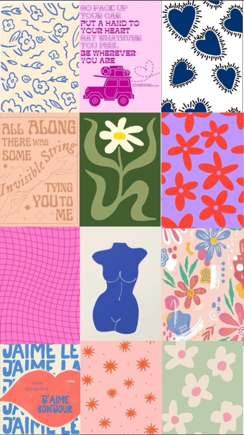 100 Aesthetic Eclectic Collage Wall Art Prints - Etsy