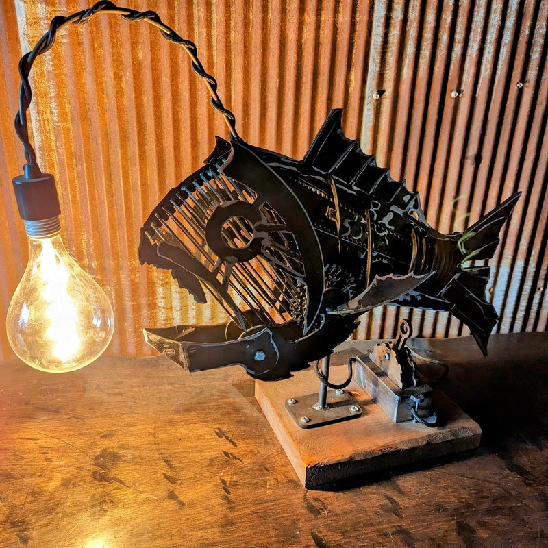 Angler Fish Lamp - Etsy