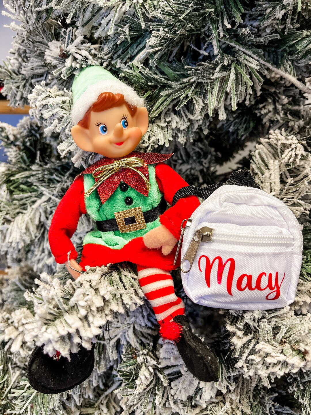 Personalized Elf Backpack Prop Doll Accessories PERSONALIZED Elf ...
