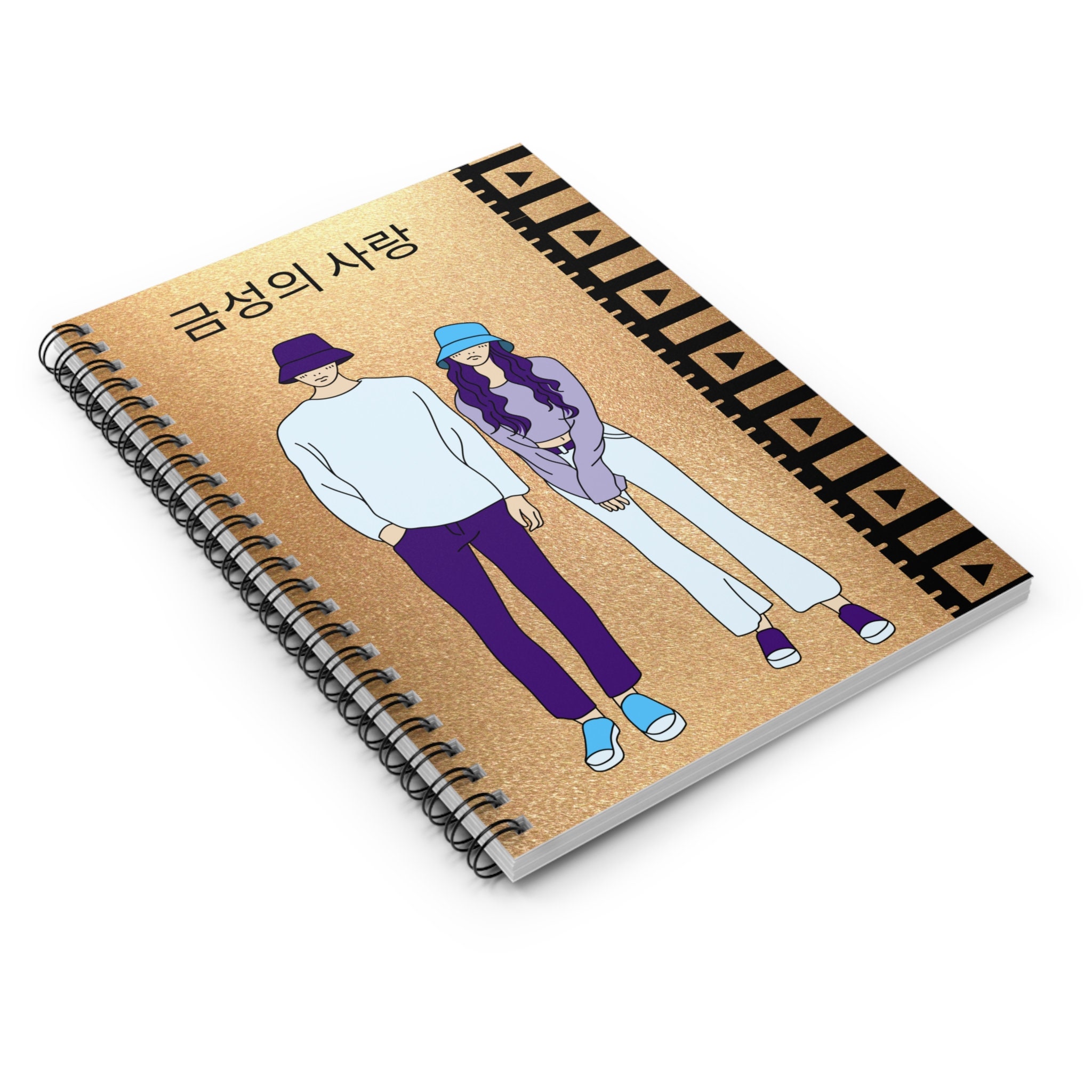 Kpop Kdrama Korean Spiral Notebook Ruled Line Journal Unique Creative ...