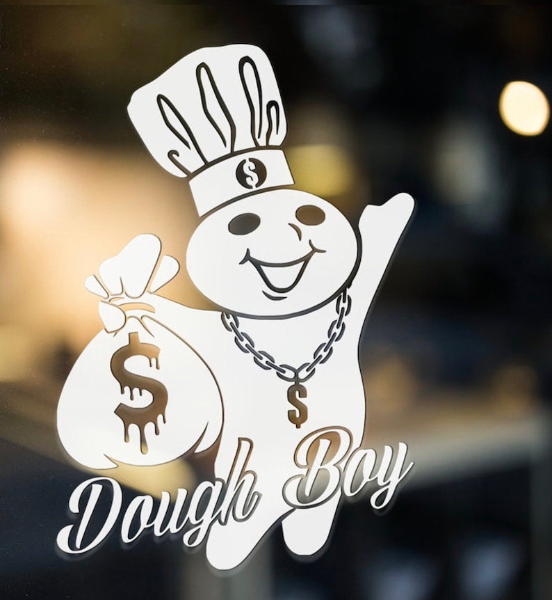 Dough Boy Vinyl Decal Funny Car and Truck Vinyl Decal - Etsy