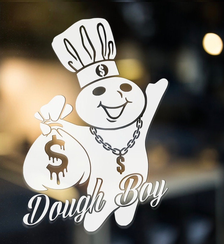 Dough Boy Vinyl Decal Funny Car and Truck Vinyl Decal - Etsy