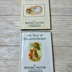 Two Beatrix Potter Hardcover Books - Vintage - Etsy