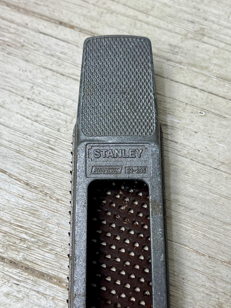 Stanley Surform #21-295, 17” Flat Rasp Tool - Yellow Handle - Vintage ...