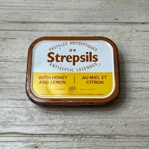 Strepsils Lozenges Metal Tin Vintage - Etsy