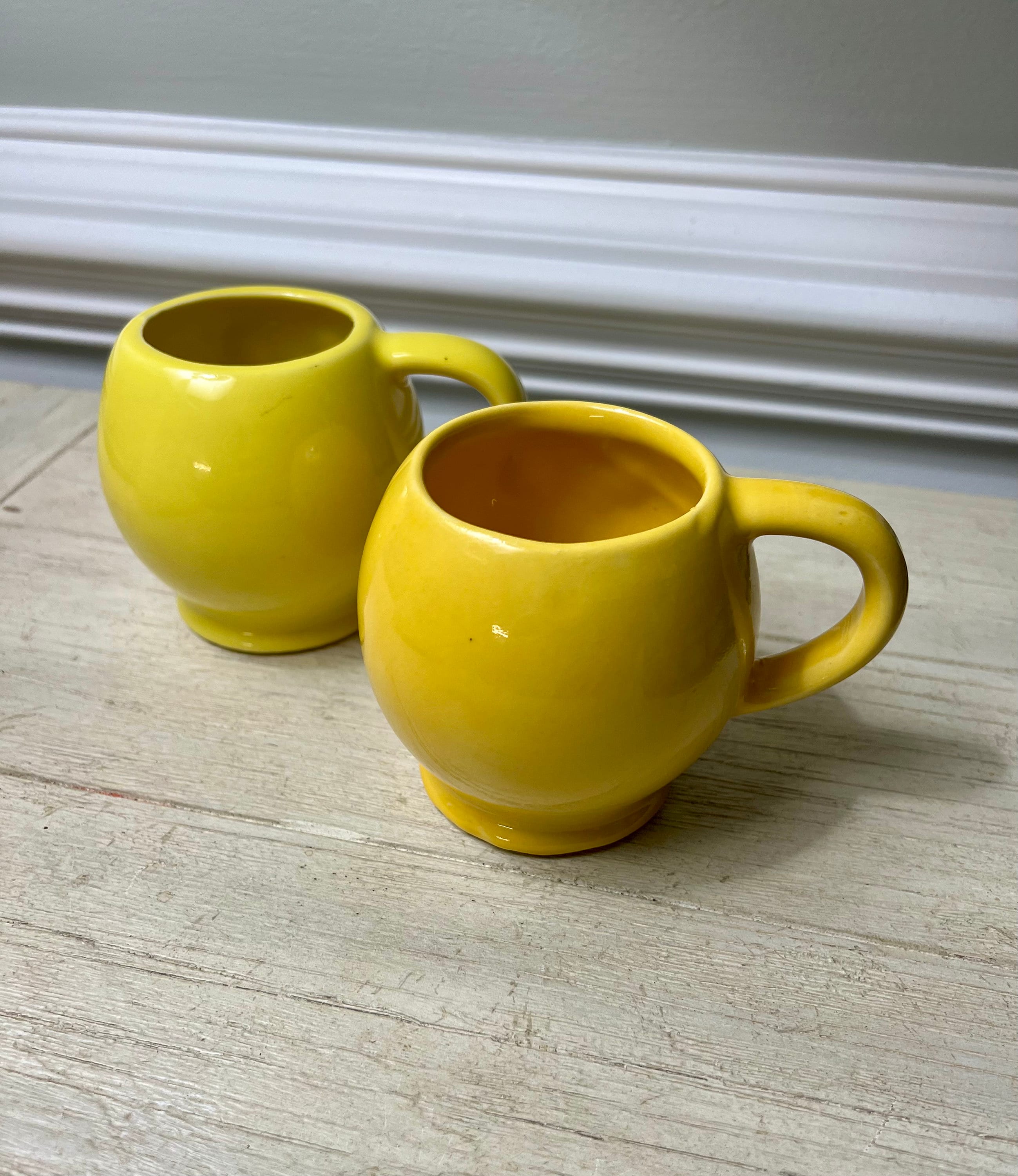 1970s Mccoy Pottery Smiley Face Mugs Early Design - Etsy