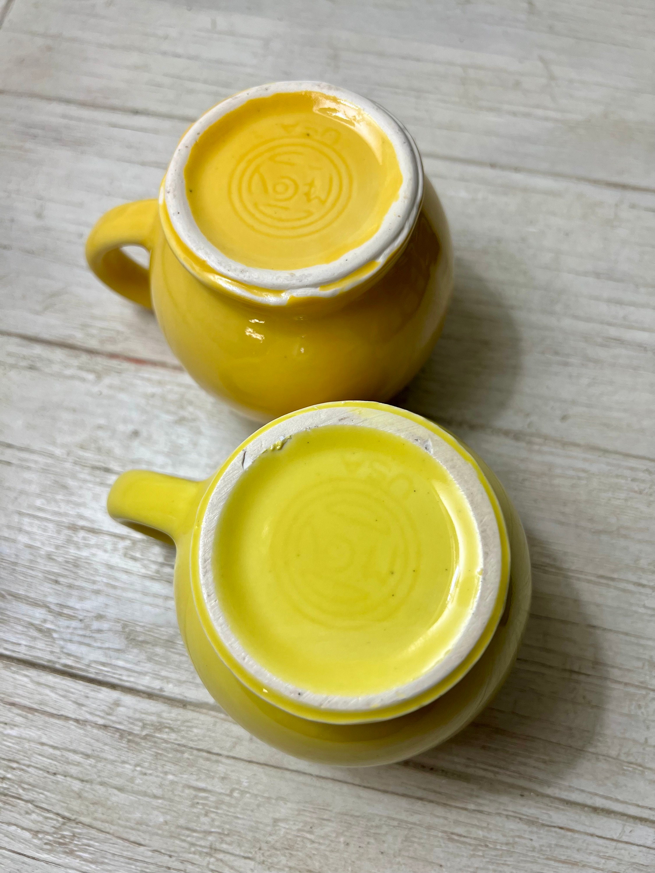 1970’s Mccoy Pottery Smiley Face Mugs - Price is for 2 Mugs - Etsy