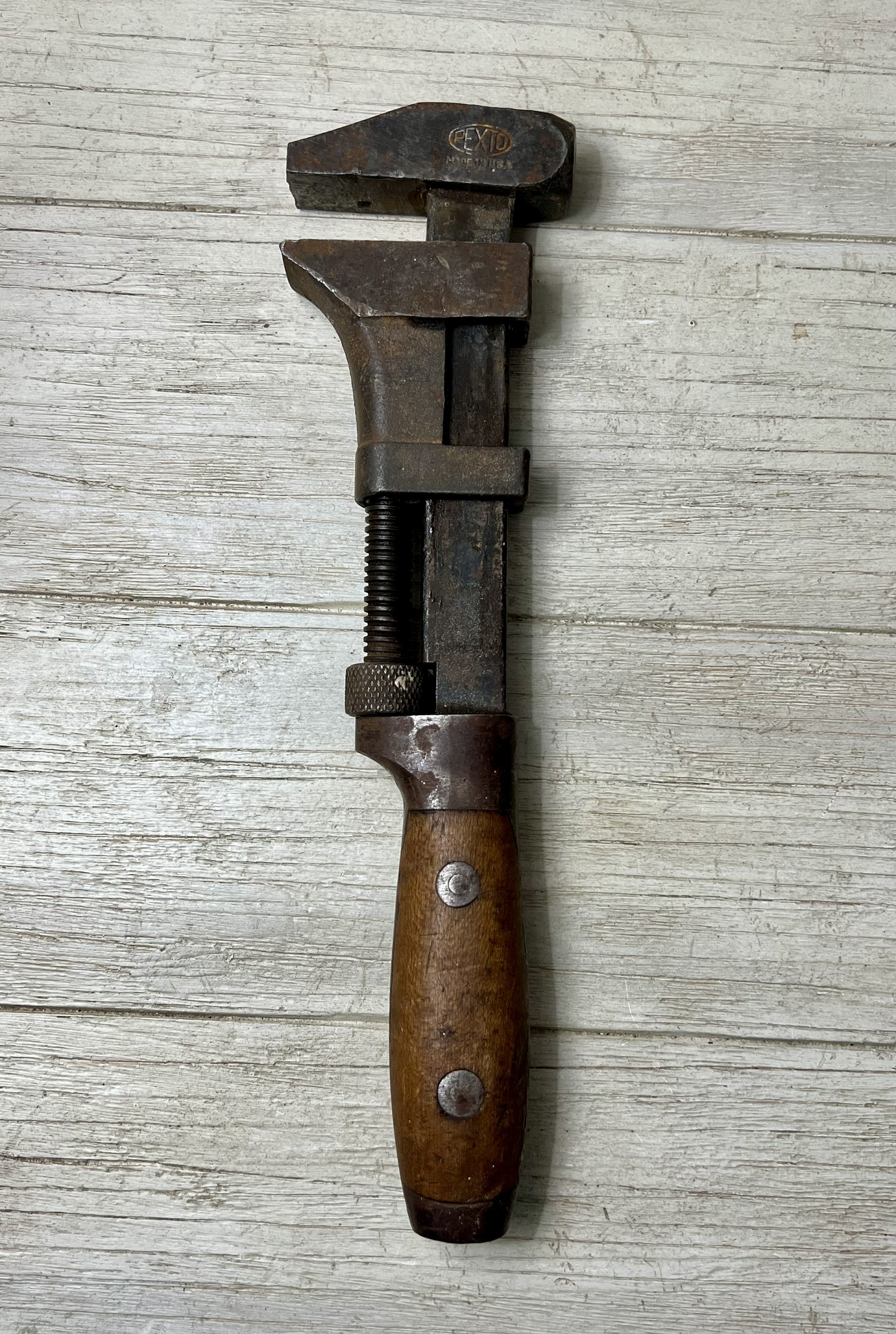 Antique Pexto 12 Wrench With Perfect Wooden Handle Circa 1880/1890. - Etsy
