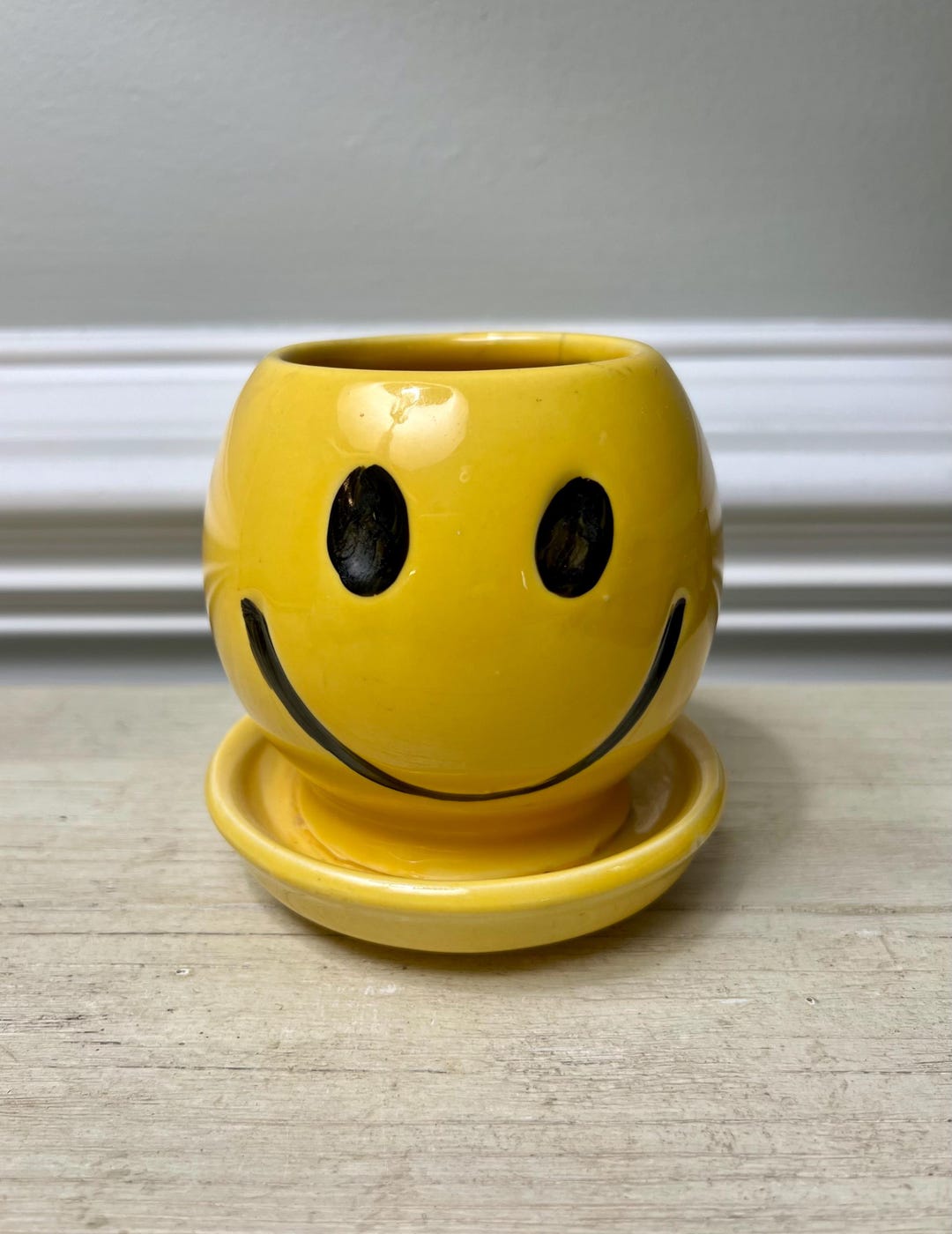 Smiley Face - Plant Pot - Mccoy #0386 - Vintage 1970’s - Etsy