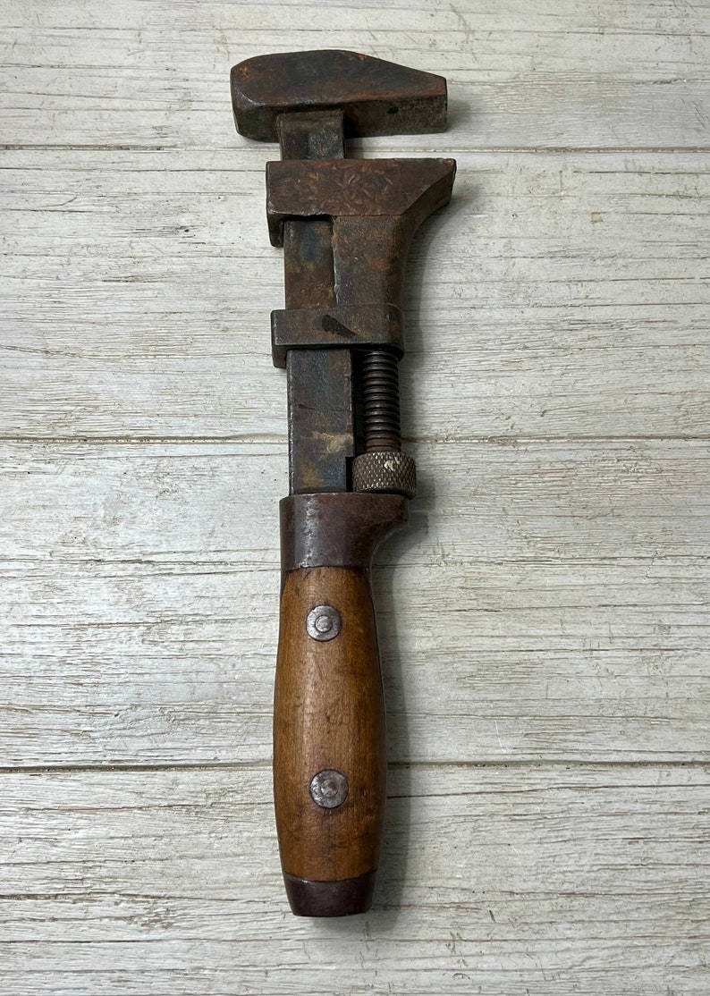 Antique Pexto 12 Wrench With Perfect Wooden Handle Circa 1880/1890. - Etsy