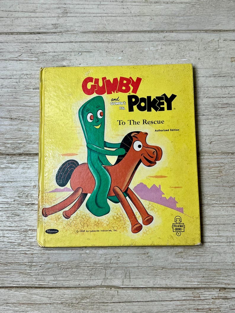 Gumby & Pokey 1969 Book With Two 1969 Plastic Figurines - Etsy