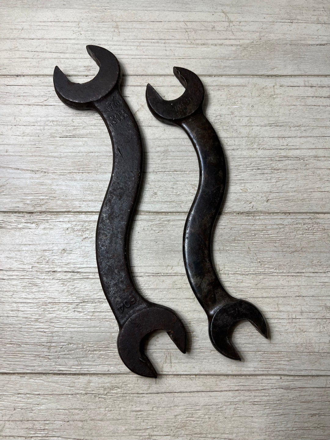 Two Vintage “s-curve” Wrenches - Very Old - Etsy