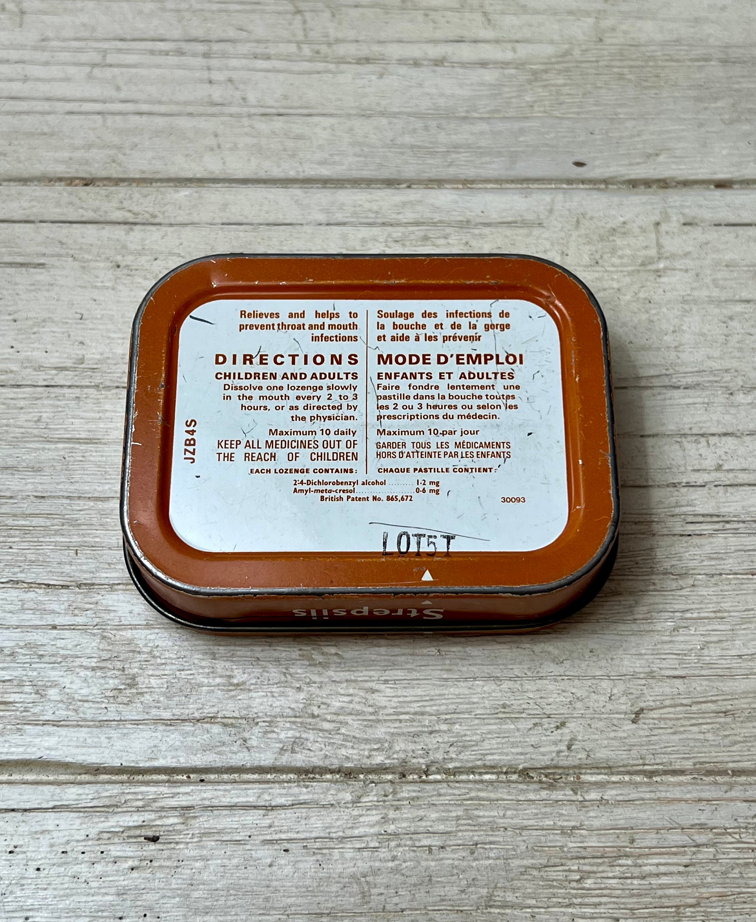 Strepsils Lozenges Metal Tin - Vintage - Etsy