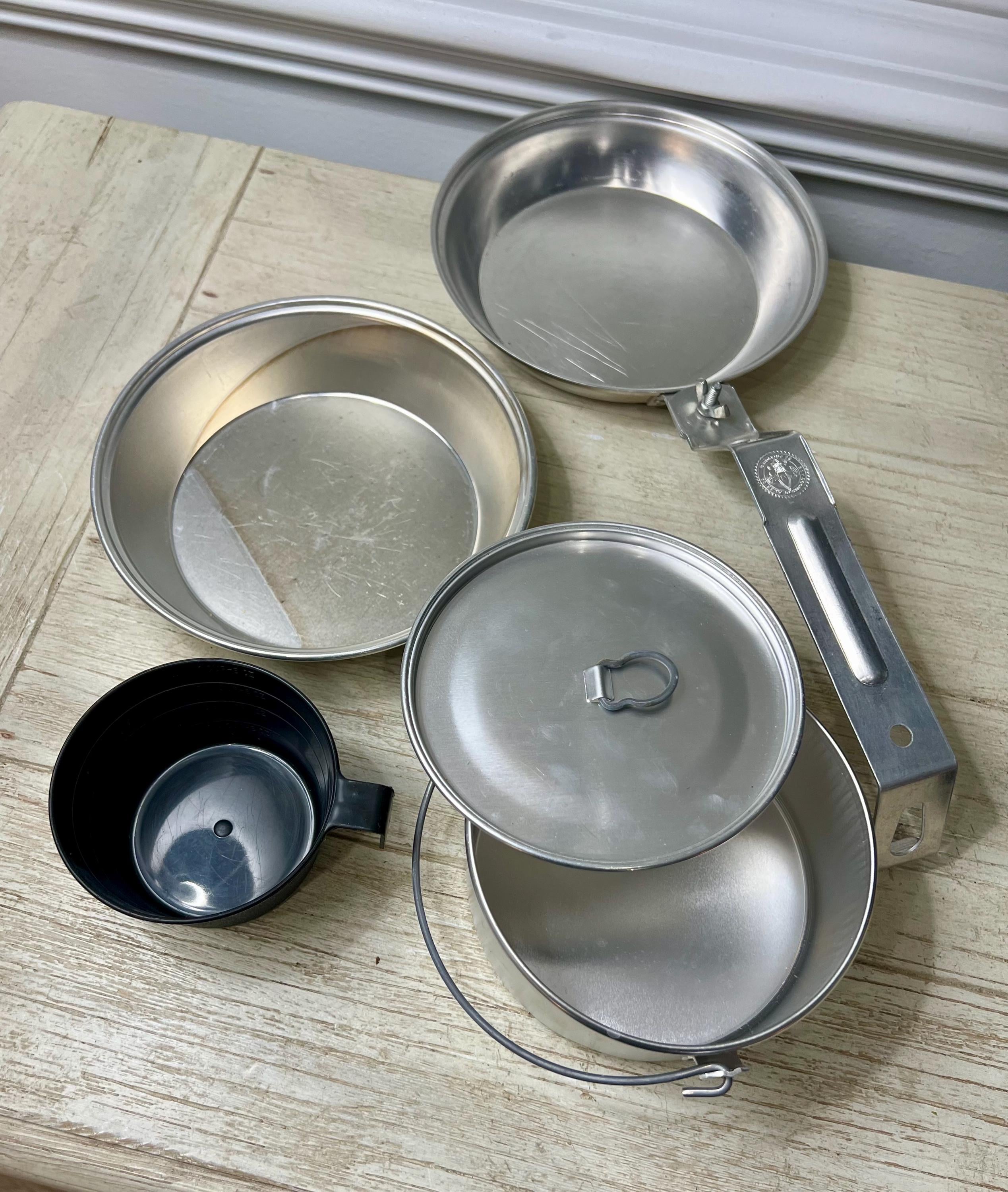 Boy Scout 5-piece Camping Mess Kit - Vintage - Etsy