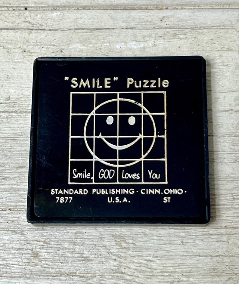 Smiley Face - Vintage 1960’s - Plastic Puzzle - Etsy