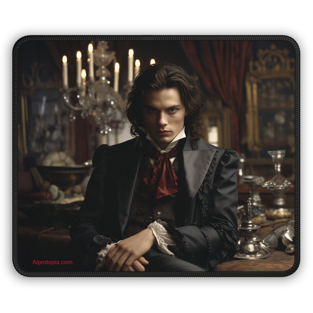 Vampire Gaming Mouse Pad. Vampire. AI Art. - Etsy