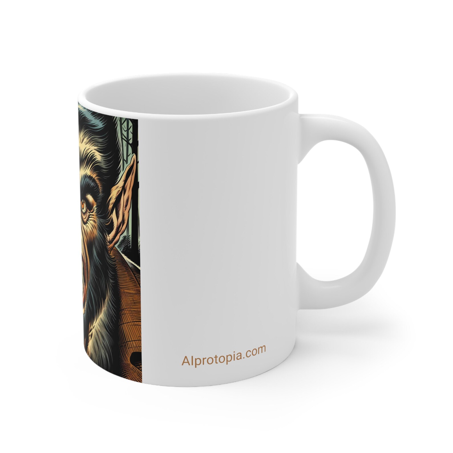 Unleash Your Beast! Werewolf Coffee Mug. AI Art. Monsters. Artificial ...