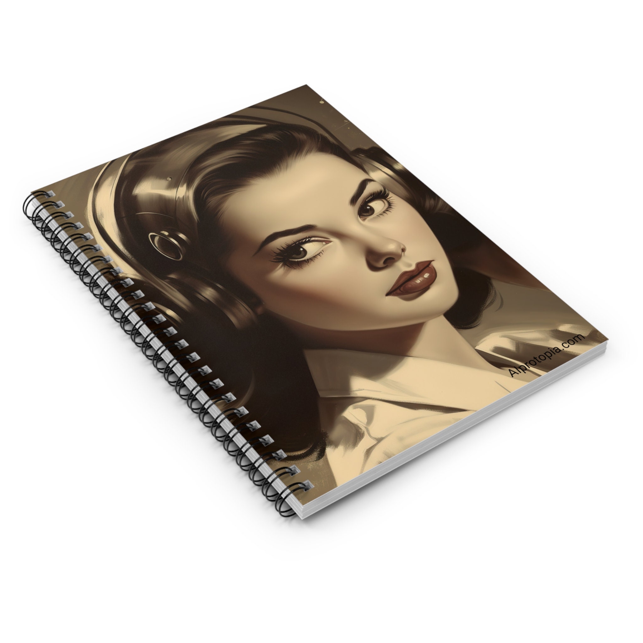 Vintage Sci-fi. 1950s Sci-fi Art. AI Notebook. AI Art. AI Notepad ...