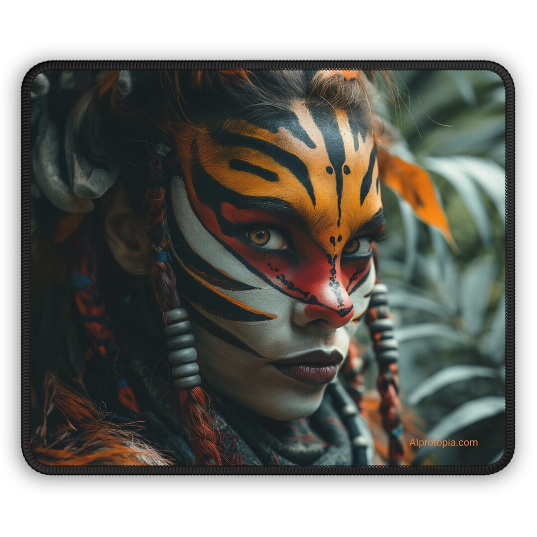 Tigress Mouse Pad. AI Art. - Etsy