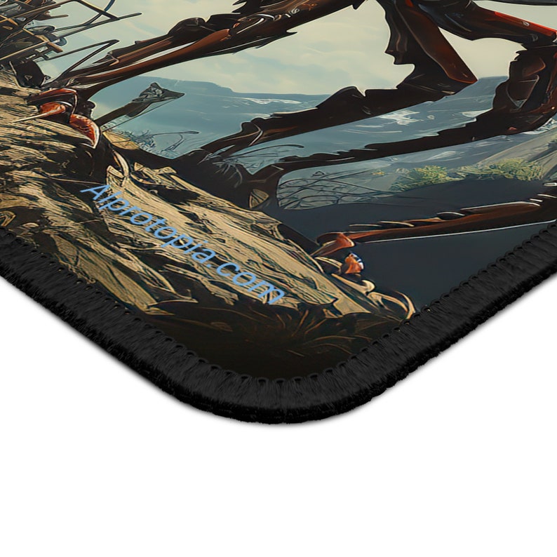 1950's Pulp Sci-fi Alien. Gaming Mouse Pad. AI. AI Art. Science Fiction ...